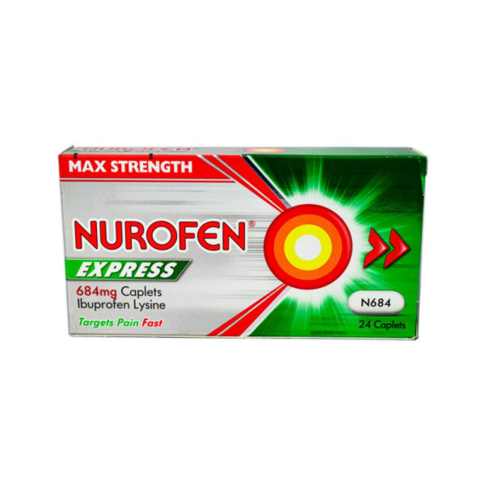 Nurofen Express 684 Mg Caps 24's